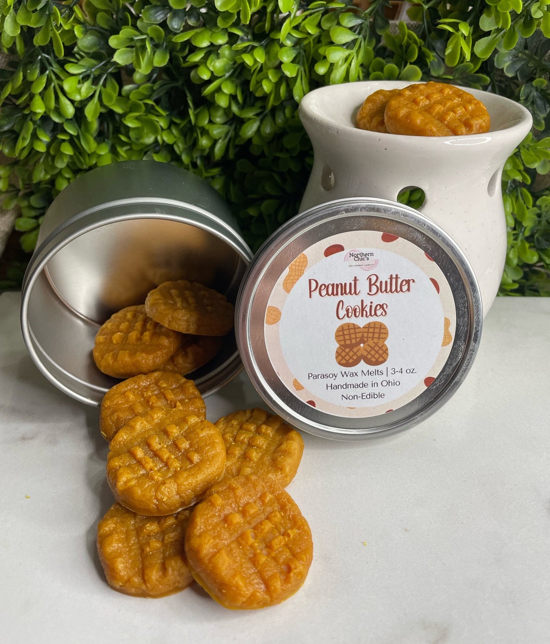 Peanut Butter Cookie Mini Wax Melts, Sweet Scented Wax Melts, Food ...