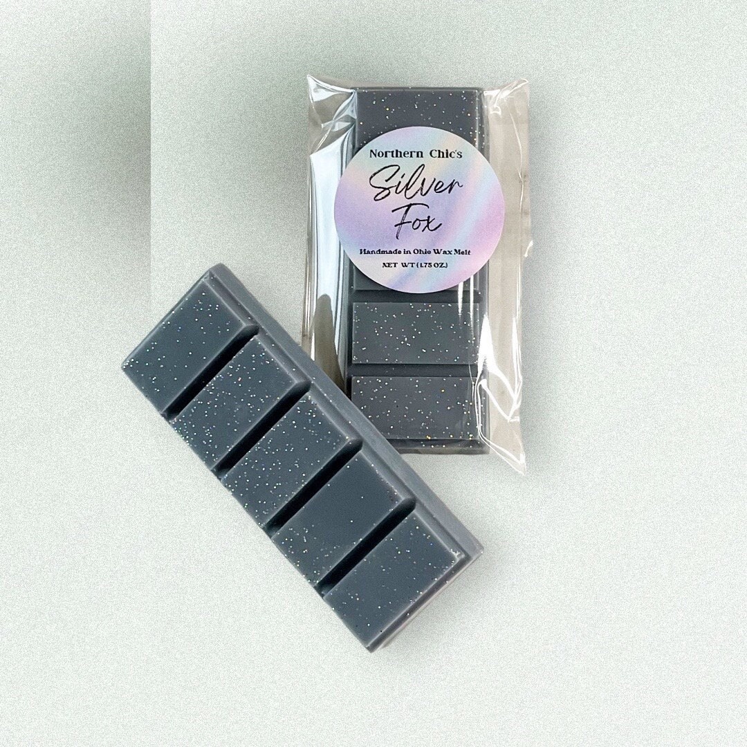 Silver Fox Wax Melts Snap Bar, Masculine Scented Soy Wax - Etsy