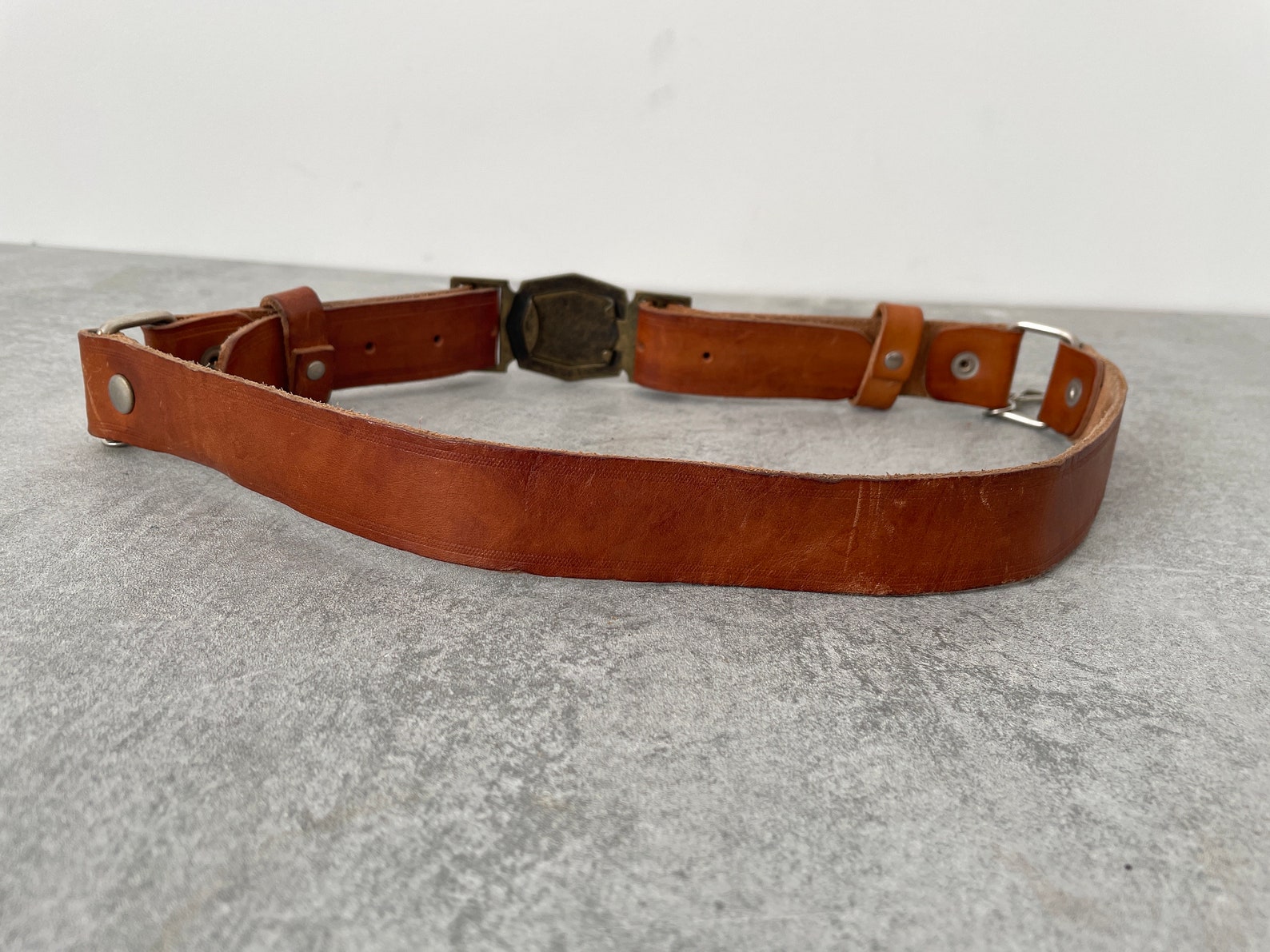 Italian Scouts Leather Uniform Belt - Etsy