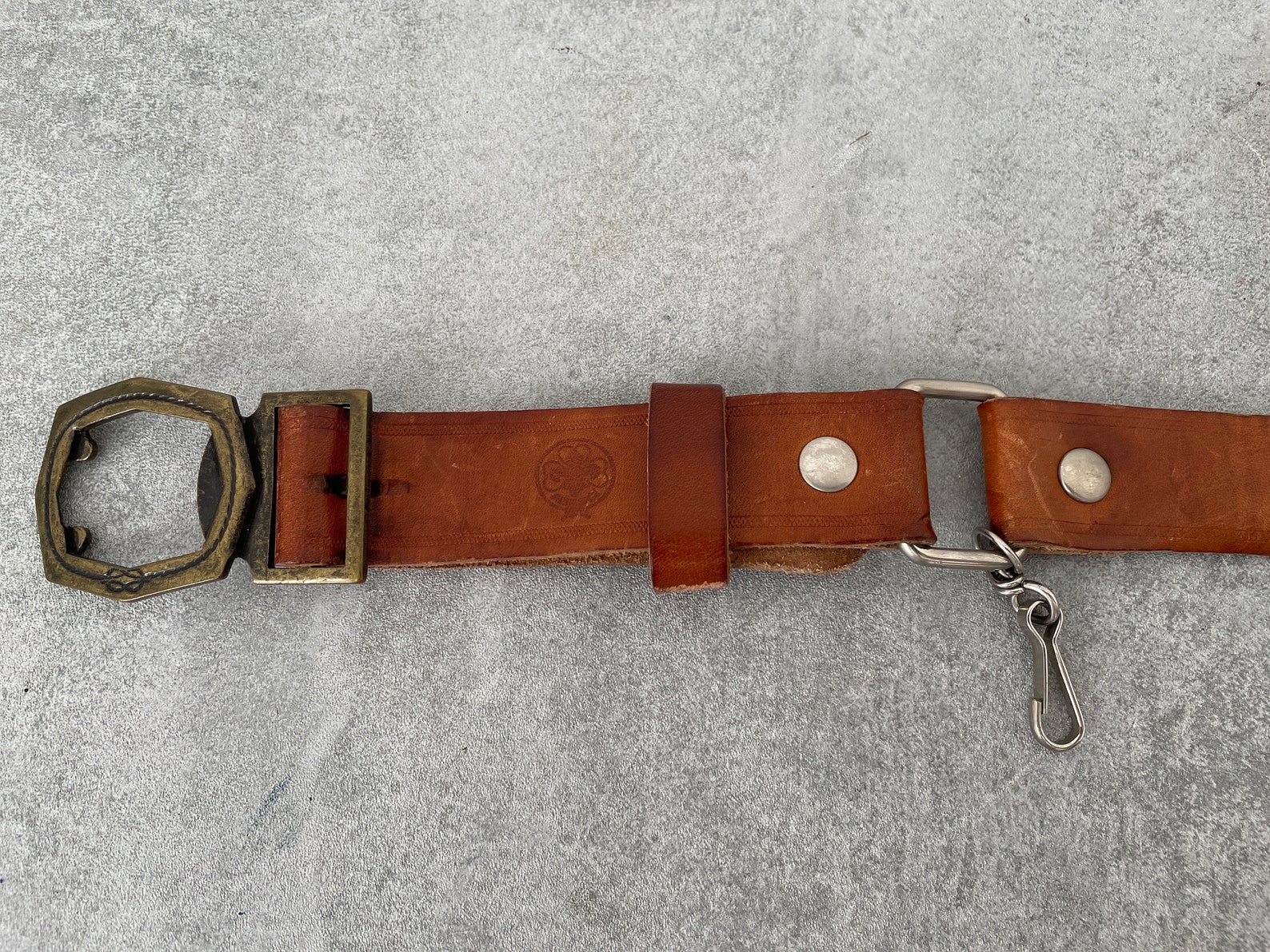 Italian Scouts Leather Uniform Belt - Etsy