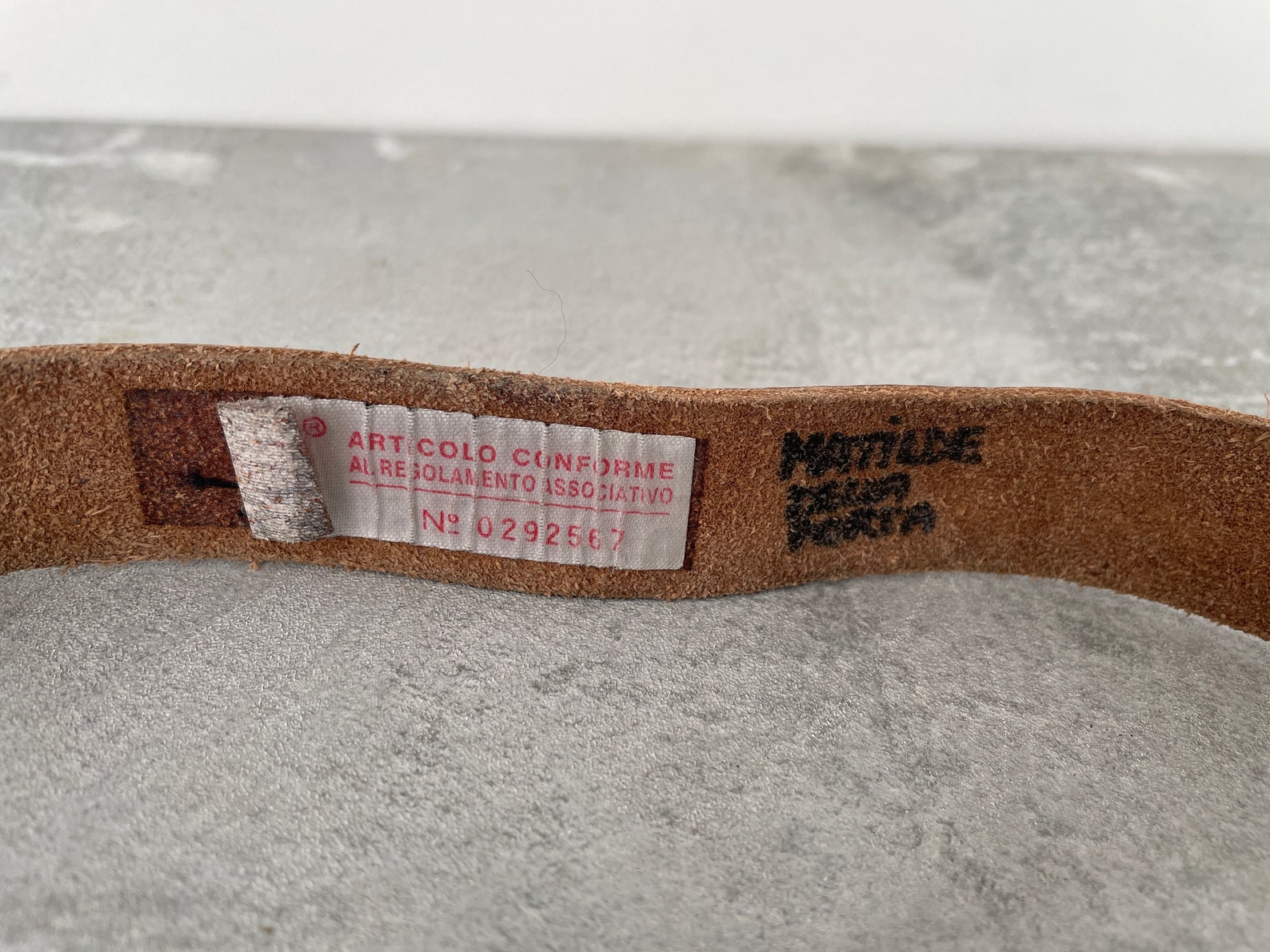 Italian Scouts Leather Uniform Belt - Etsy