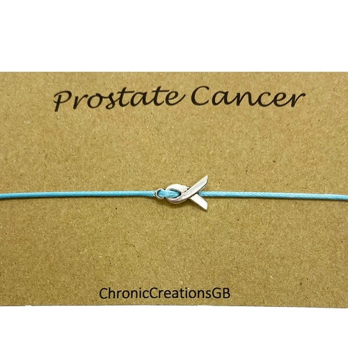 Prostate Cancer Awareness Macrame Bracelet With Light Blue - Etsy UK