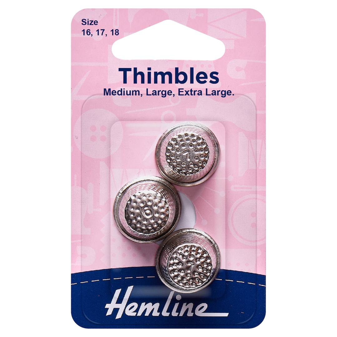 Hemline Metal Thimbles Assorted Sizes - Etsy