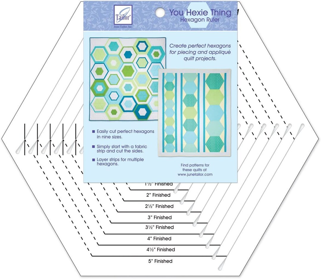 June Tailor You Hexie Thing Hexagon Ruler - Etsy