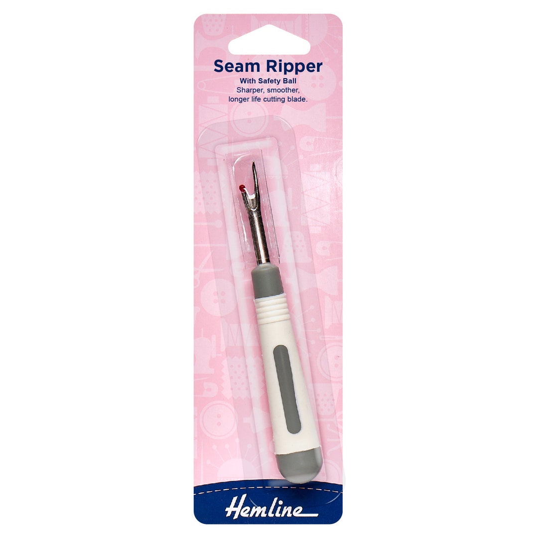 Hemline Premium Seam Ripper Large or Small, Soft Grip, Safety Ball - Etsy