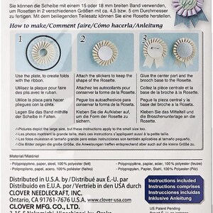 Clover Small or Large Rosette Maker, or Clover Small or Large Rosette Parts Set - Etsy