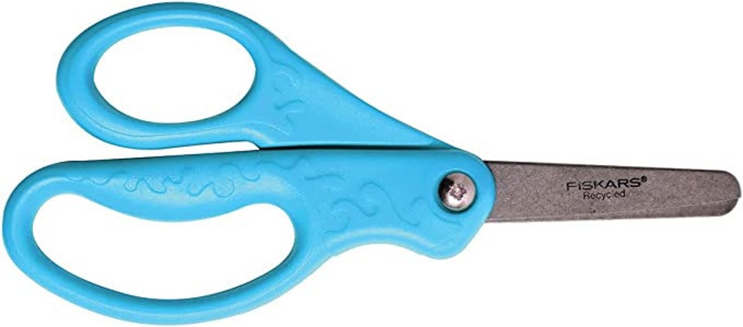 Fiskars Kids Recycled Scissors Rounded Tip Length: 13 Cm - Etsy