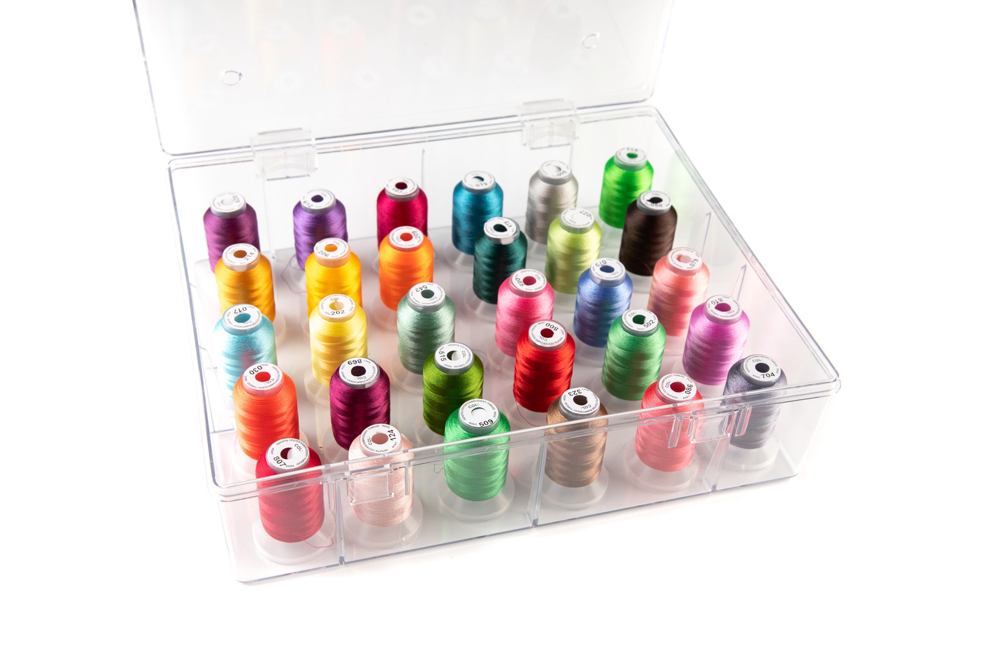 The Quilted Bear 30 Spool Thread Box Stackable Strong - Etsy