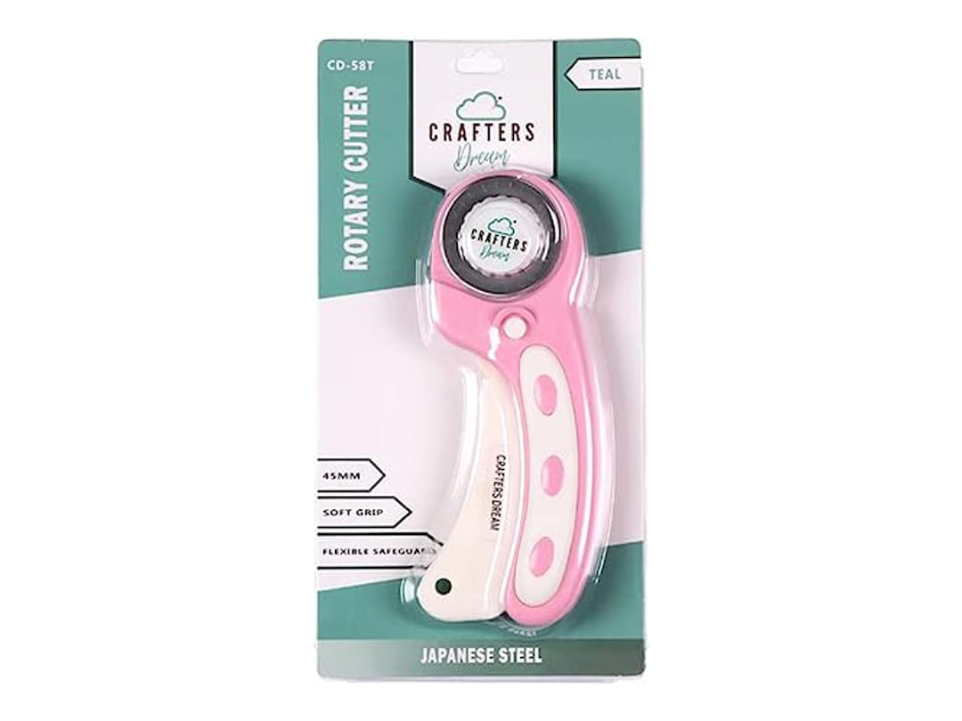 Crafters Dream Ergonomic Rotary Cutter - Premium 45mm Rotary Cutter ...