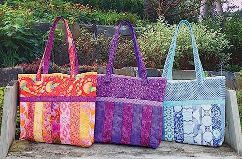 June Tailor Quilt as You Go Tote Bag 2 Designs Available - Etsy