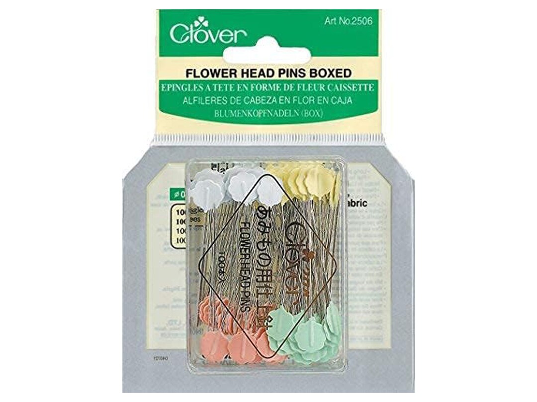 Clover Flower Head Pins 100 Pack - Etsy