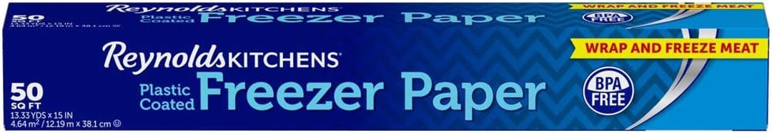 Reynolds Freezer Paper Plastic Coated 50 Sq Ft White - Etsy