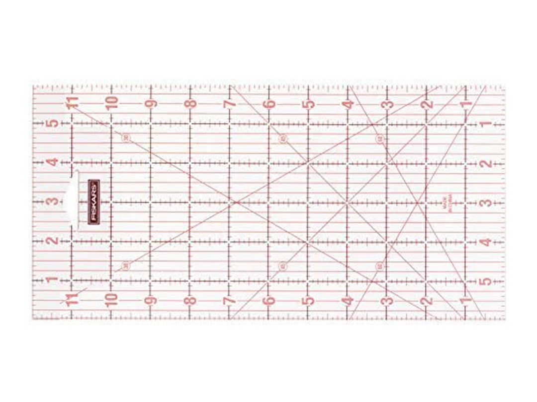 Fiskars Acrylic Ruler, Various Sizes and Units Available, Optimal for ...
