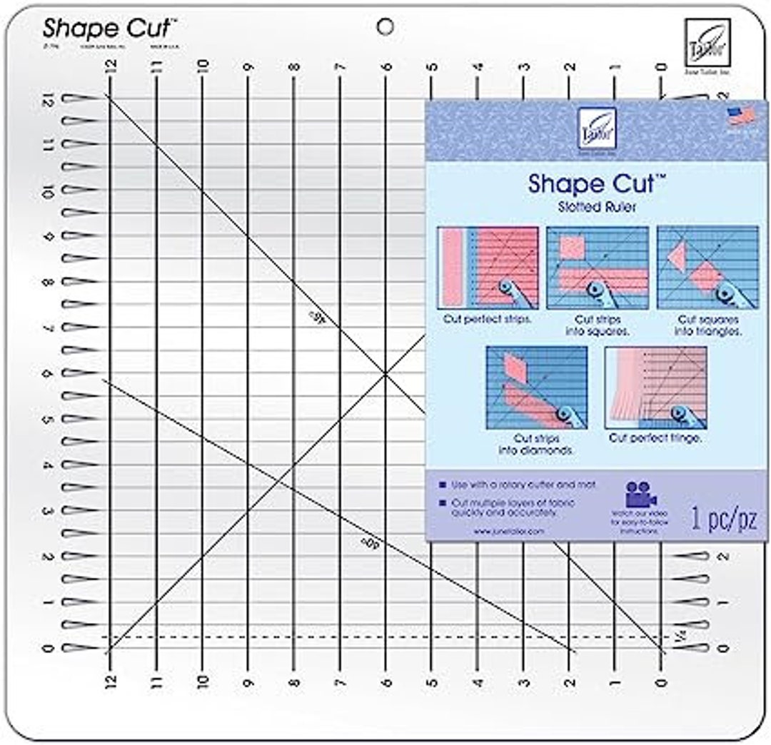 June Tailor Shape Cut Two Sizes Available 12 X - Etsy