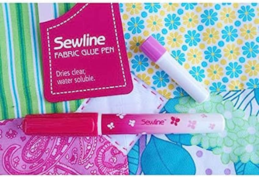 Sewline Water Soluble Glue Marker & Blue Refill - Etsy