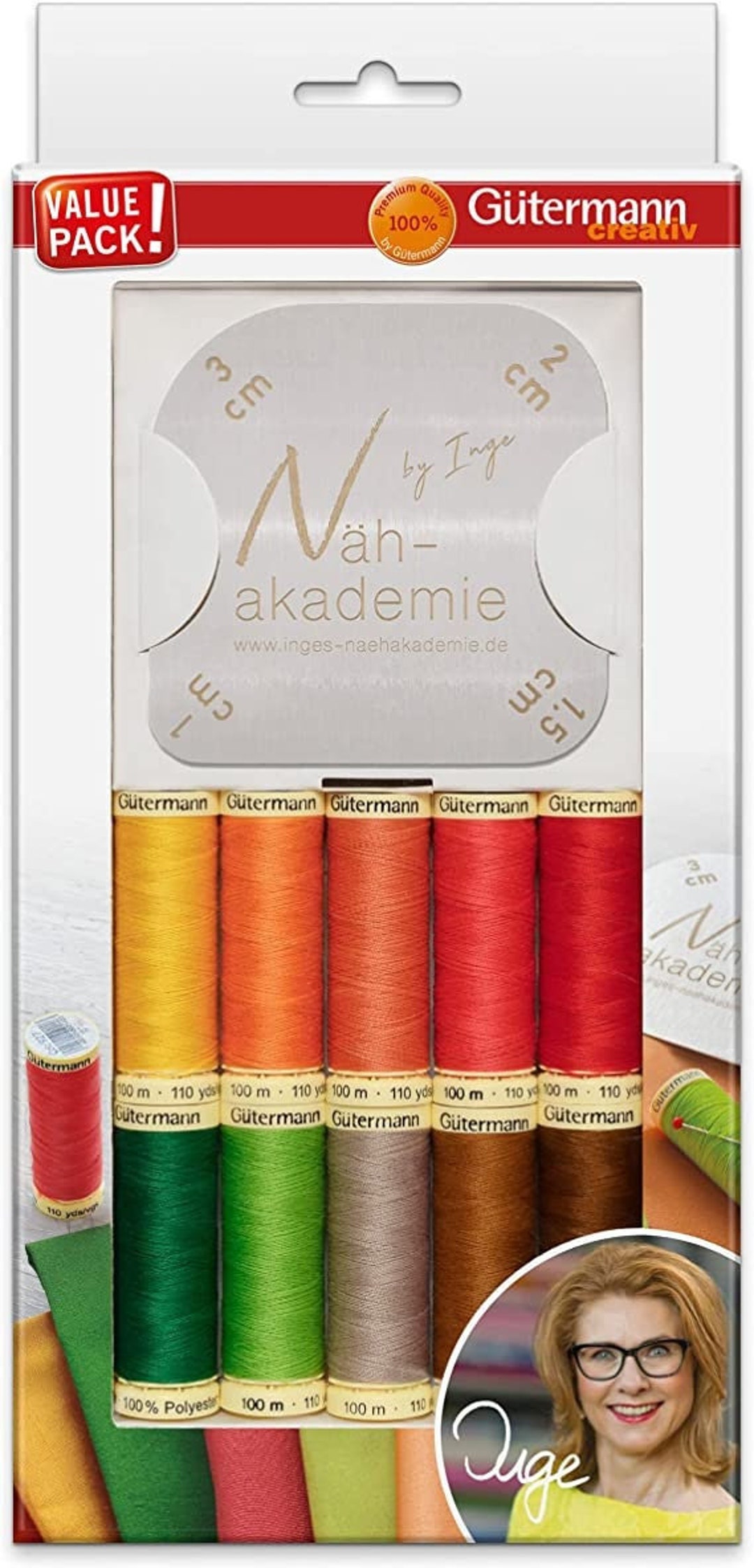 Gutermann Thread Set 100m: With Sewing Contour, Polyester, Assorted - Etsy