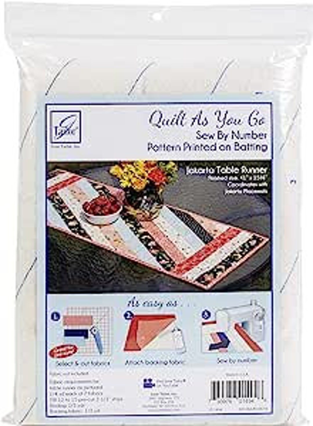 June Tailor Quilt as You Go Table Runner, 2 Designs Available Jakarta ...
