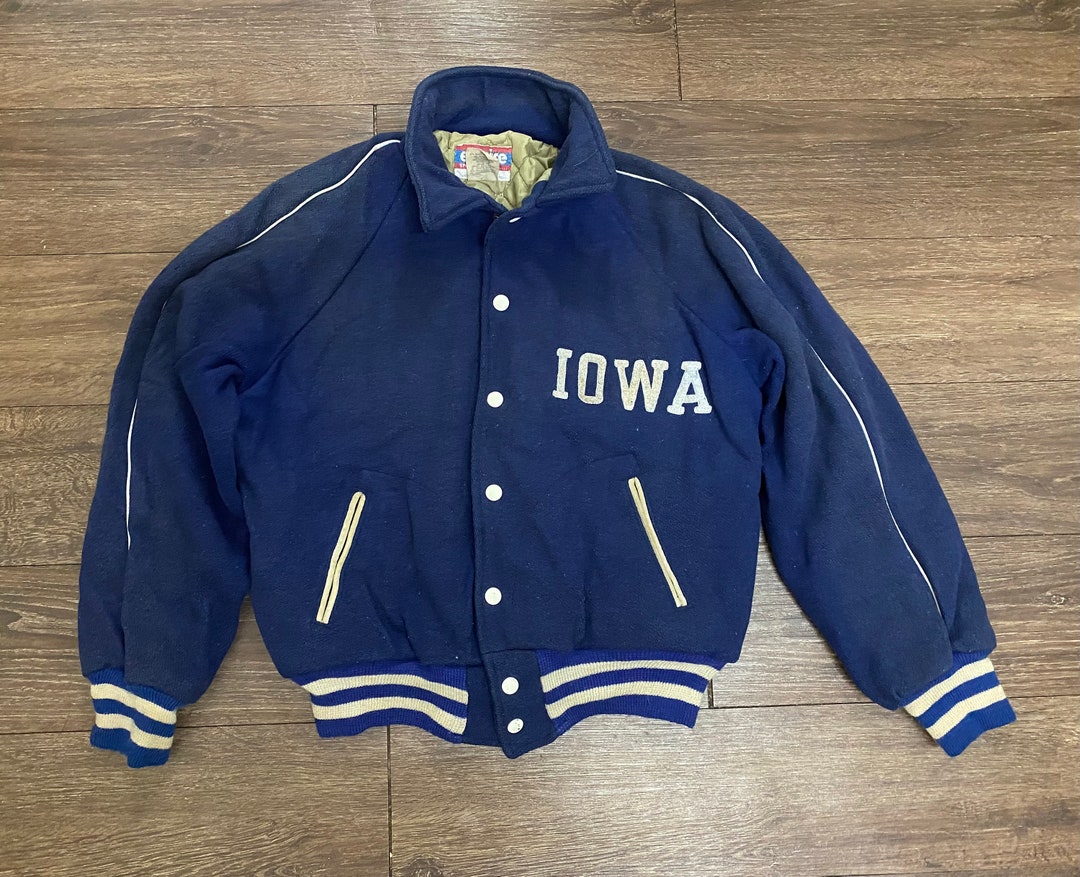 Iowa USA Vintage Varsity Jacket American College Vintage - Etsy