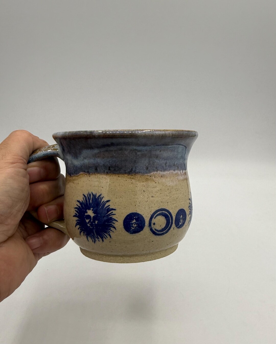 Handmade Celestial Mug – Flared Rim With Blue Glaze and Grateful Dead ...