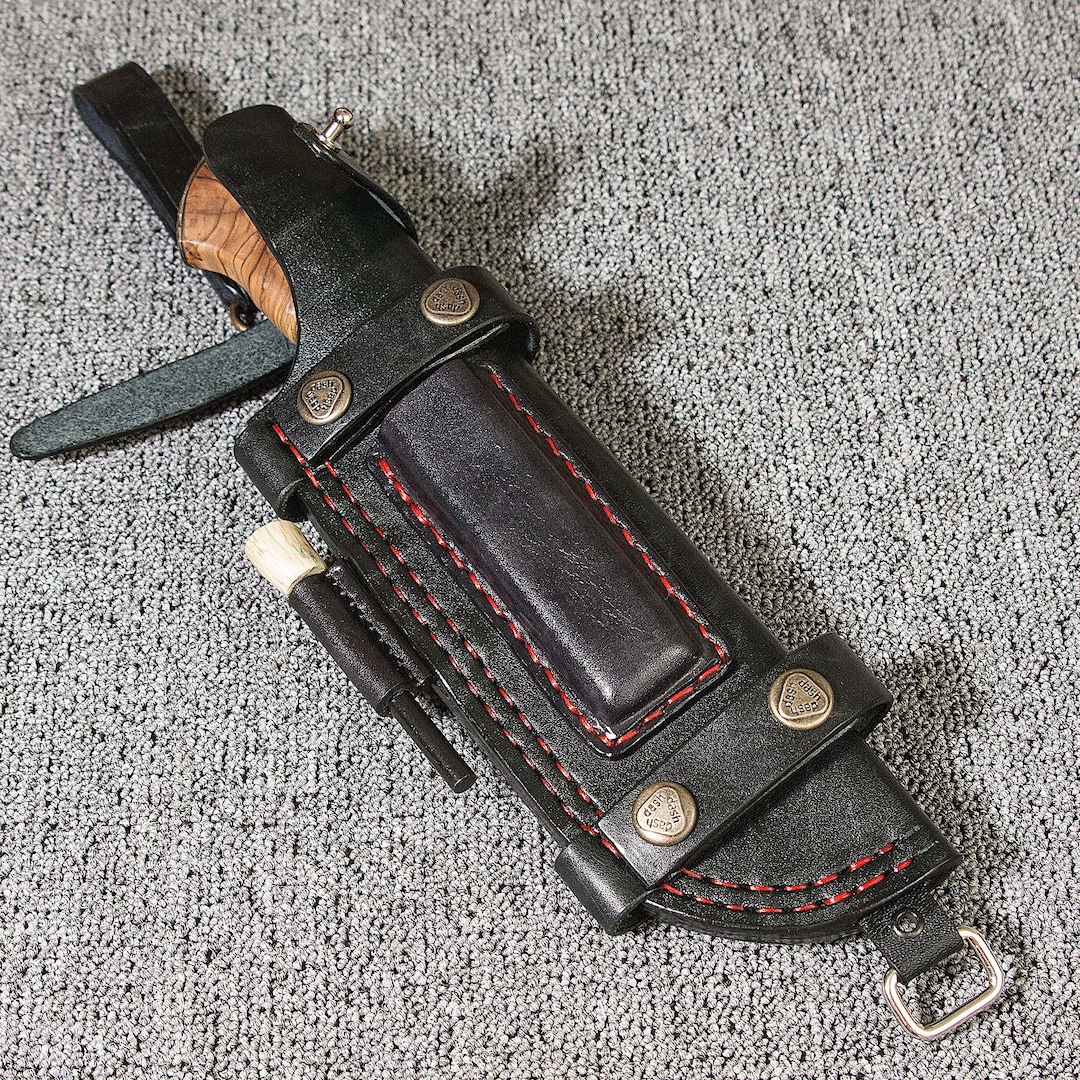 Leather Knife Case Hunting Knife Sheath Bushcraft Sheath Knife Holder ...