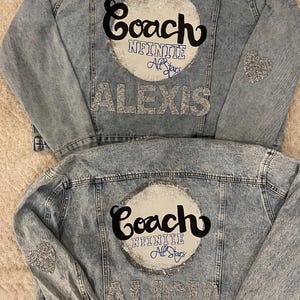 Sports Mom/coach Jacket Personalized - Etsy