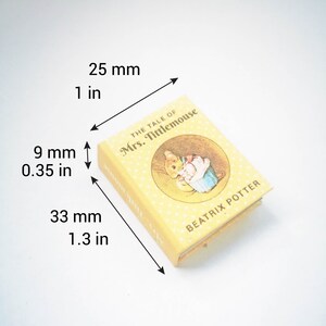 Miniature Books Readable Printable DIY Kit - Set of 5 Beatrix Potter ...
