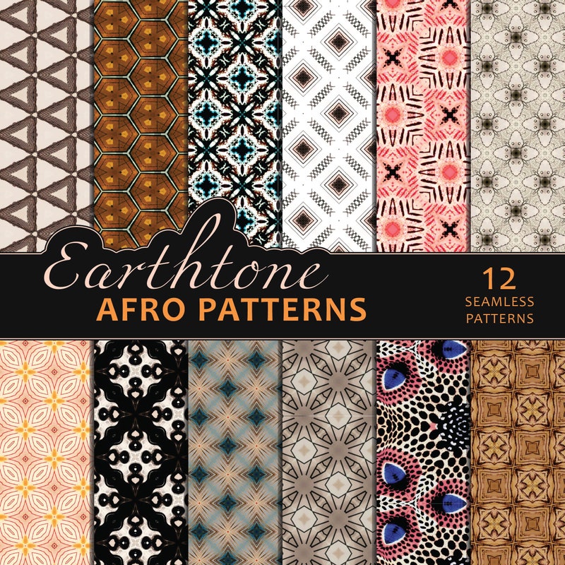 Africa Digital Paper - Etsy