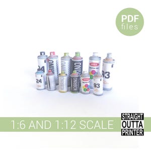 1/6 Scale Paint Can - Etsy UK