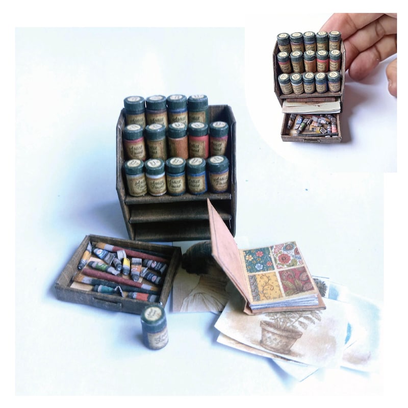 Miniature Art Supplies - Etsy UK