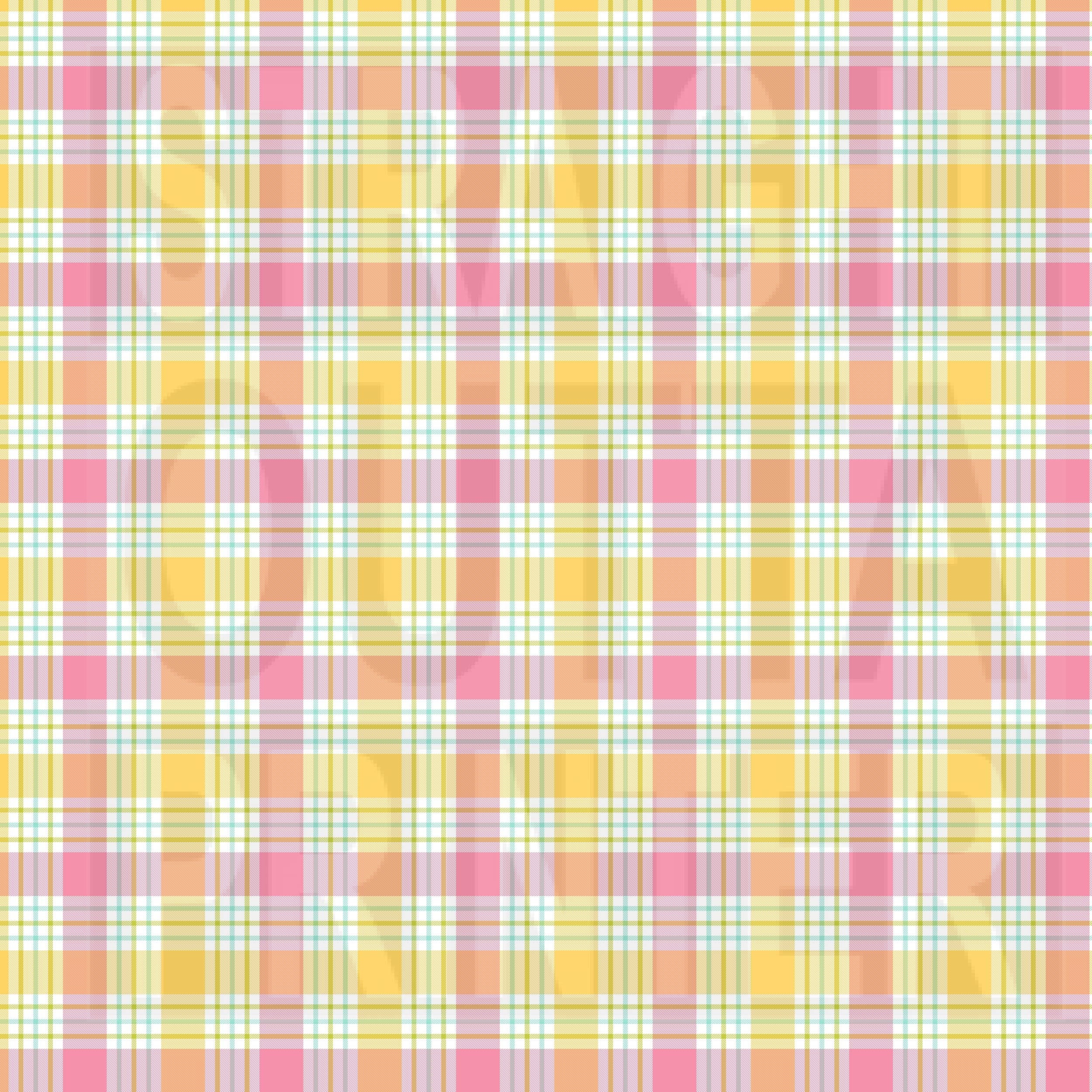 Pastel Plaid Digital Paper Spring Easter Buffalo Check - Etsy