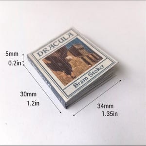 Miniature Horror Books: Printable DIY Dollhouse Set (PDF) - Halloween ...