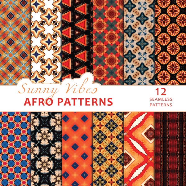 Africa Digital Paper - Etsy