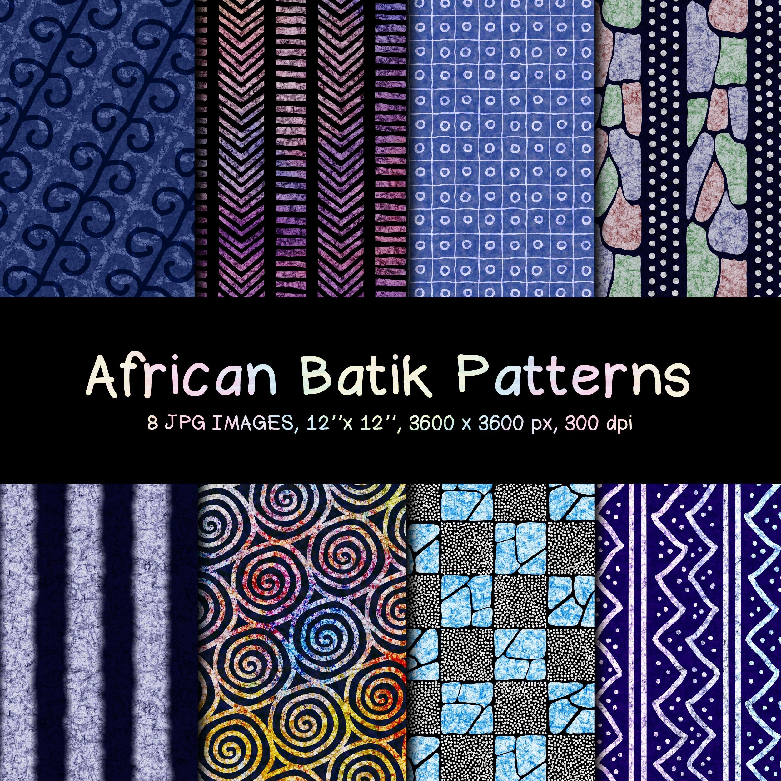 African Batik Designs