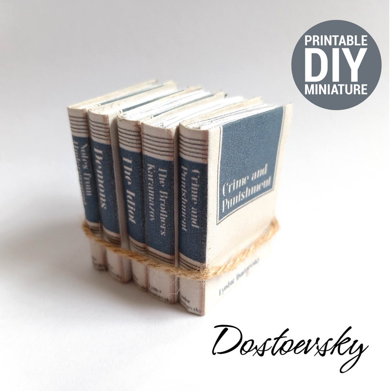 Dostoevsky Book Cover - Etsy