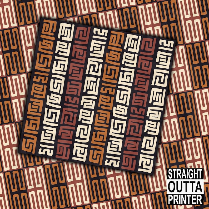 Kuba Cloth Patterns Digital Paper JPG Format printable African Ethnic ...