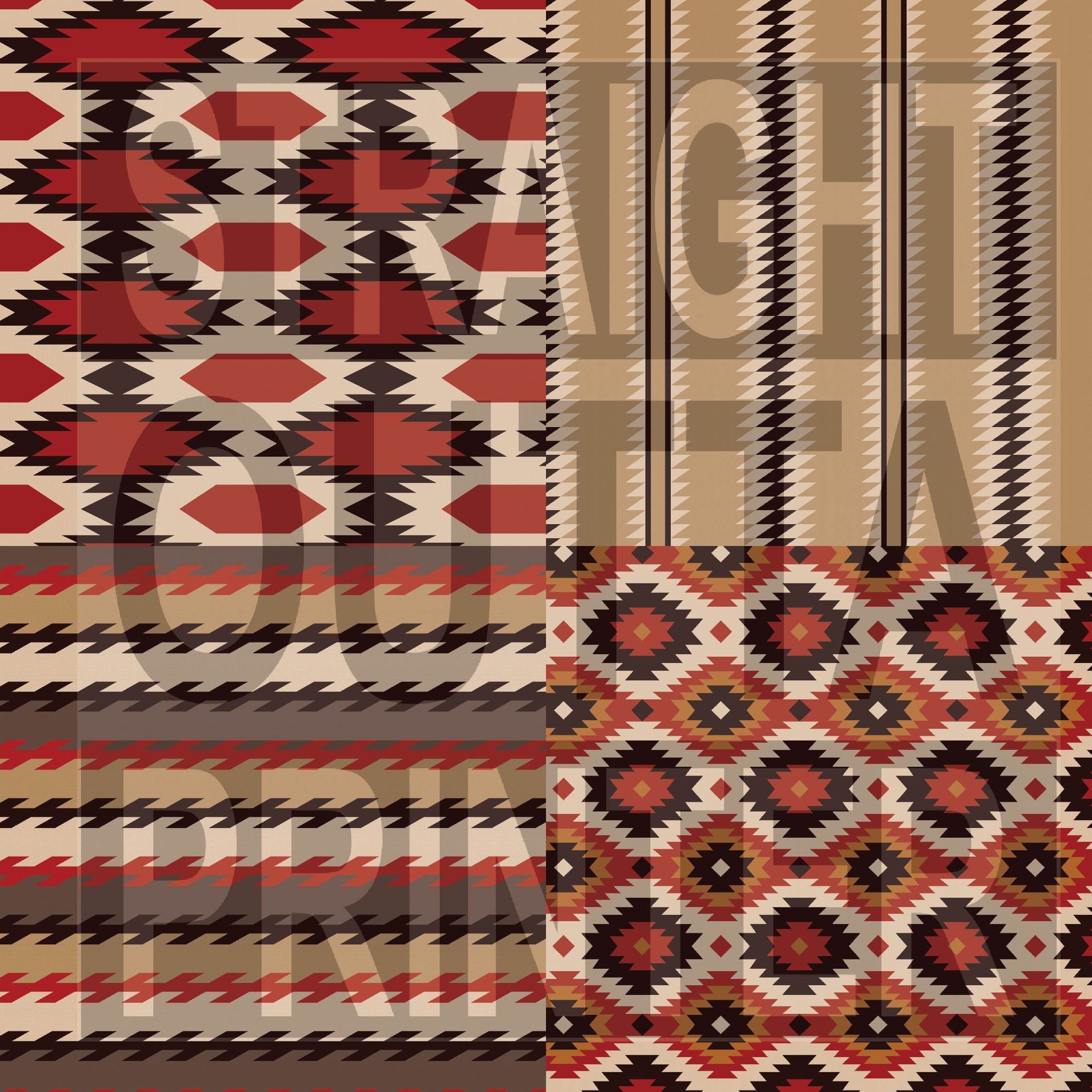 Navajo Digital Paper - Southwest Seamless Patterns - Native American ...