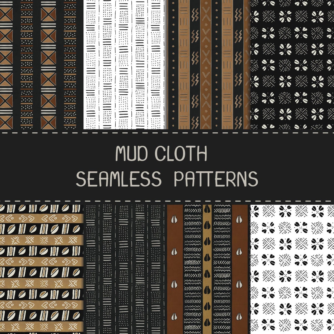Mud Cloth Seamless Patterns - Digital Paper - JPG Format -printable ...
