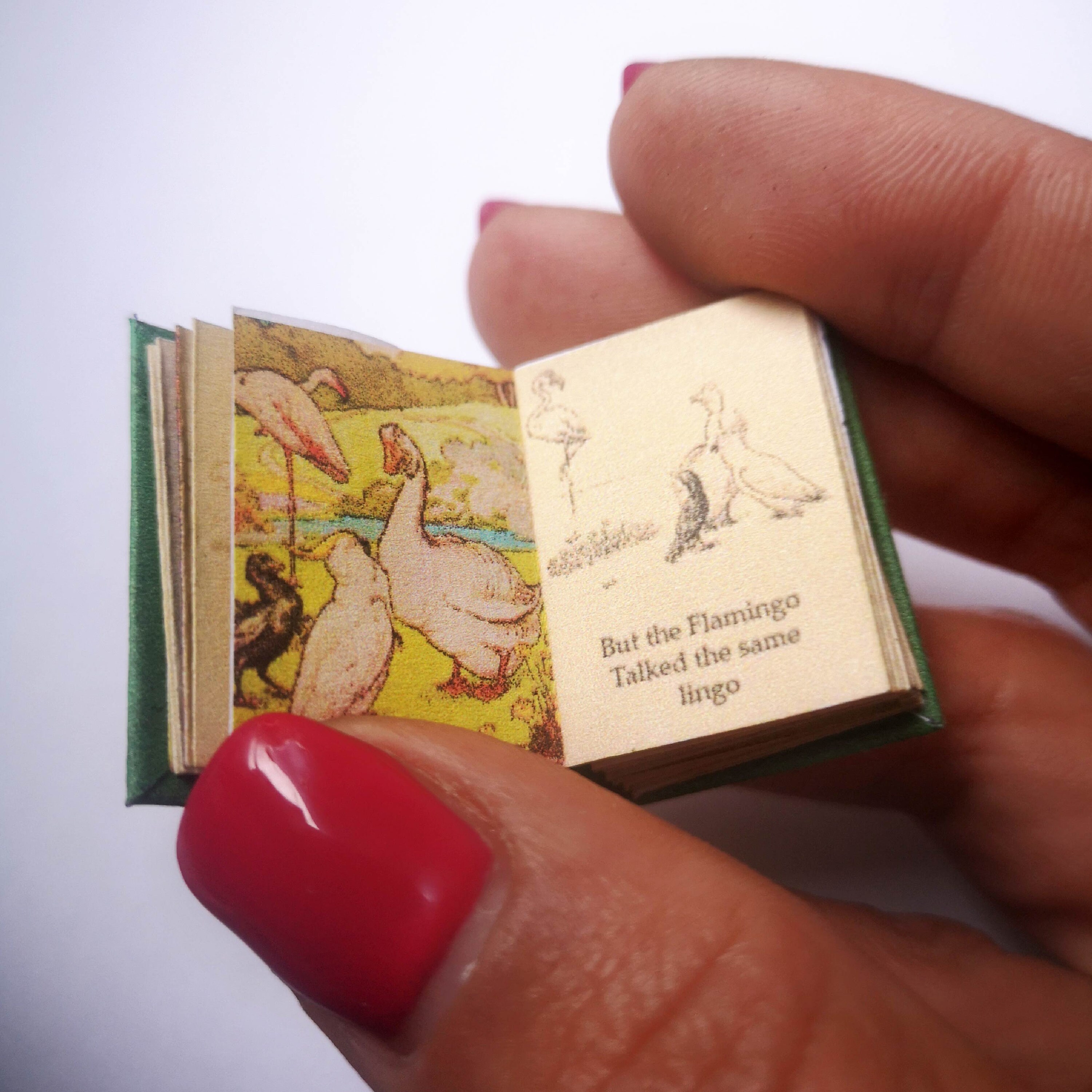 Miniature Books Readable Printable DIY Kit Set of Two | Etsy