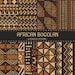 African Bogolan Digital Paper - Bogolan Seamless Patterns - Digital ...