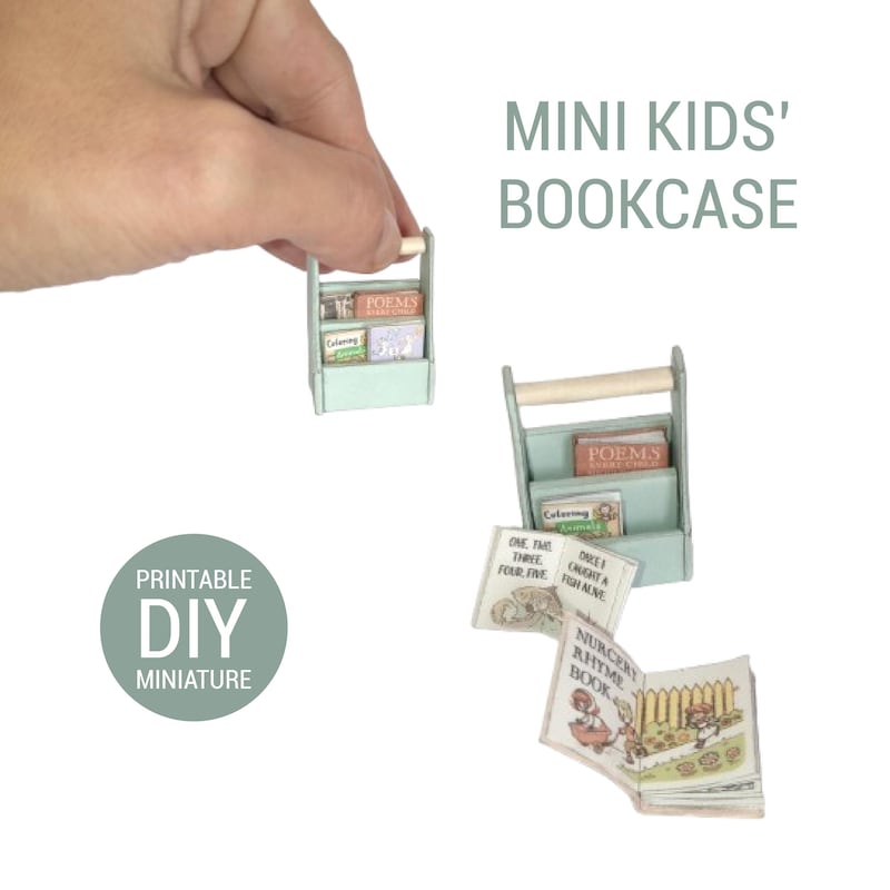 Decor for Mini Bookcase - Etsy
