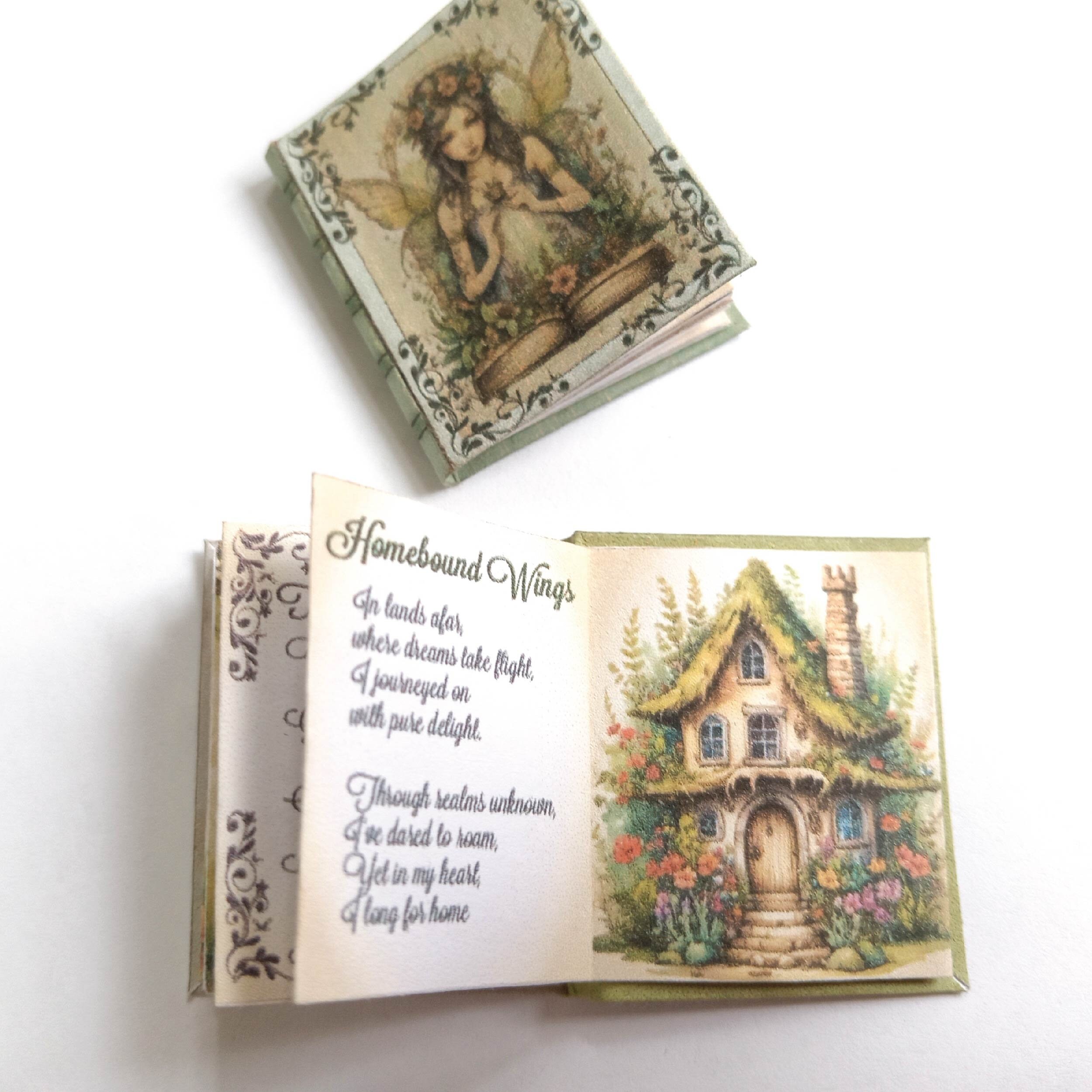 Miniature Fairy Journals: Printable Dollhouse Mini Books (DIY Set) - Etsy