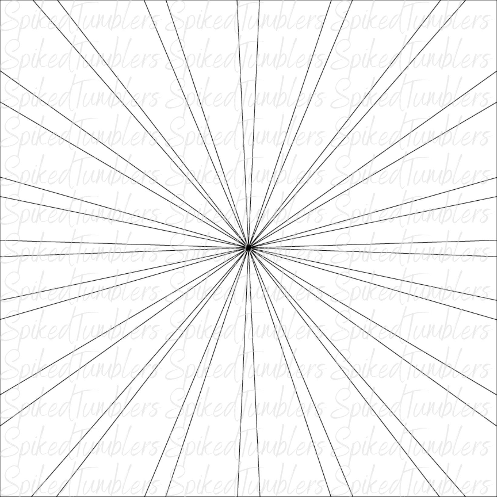 Sunshine Burst Template for Straight Tumbler RESIZABLE - Etsy