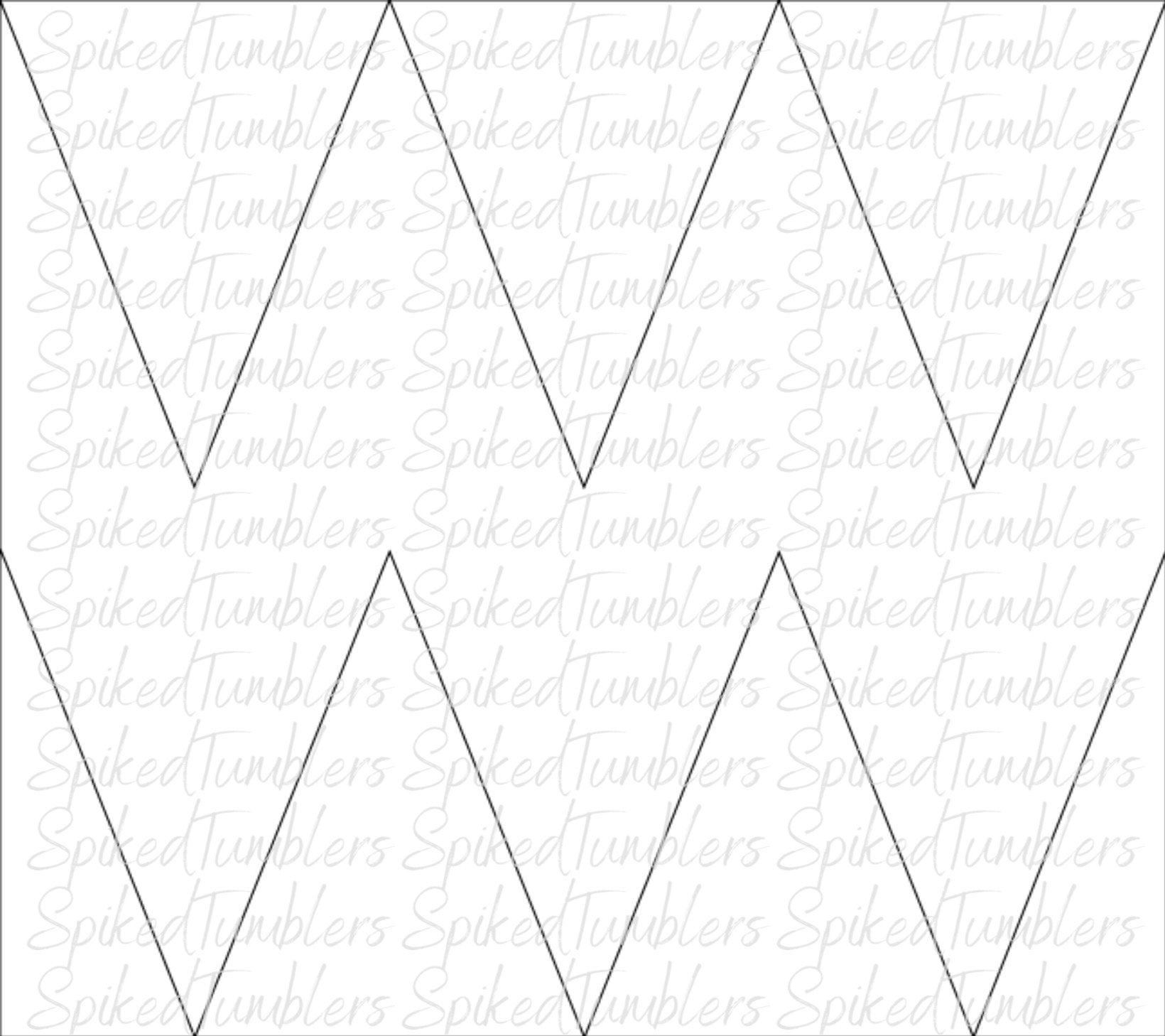 Large Chevron Template for 20oz Straight Tumbler - RESIZABLE - Etsy