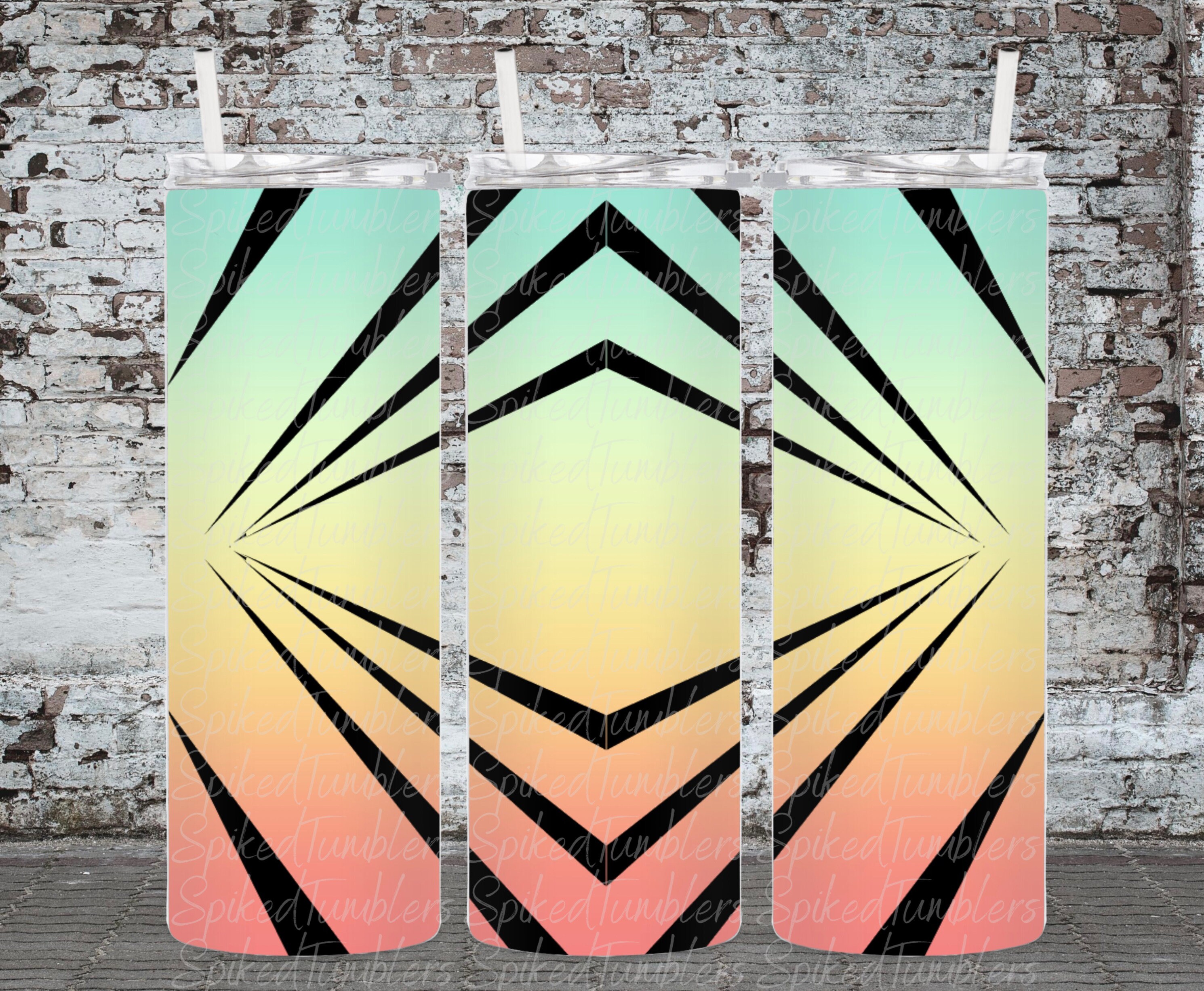 X Burst Template for Straight Tumbler RESIZABLE - Etsy