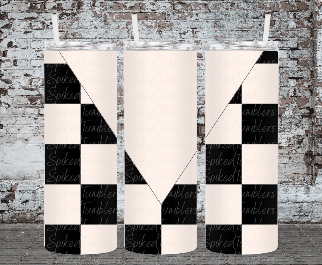 Plaid V-split Template for Straight Tumbler -RESIZABLE - Etsy