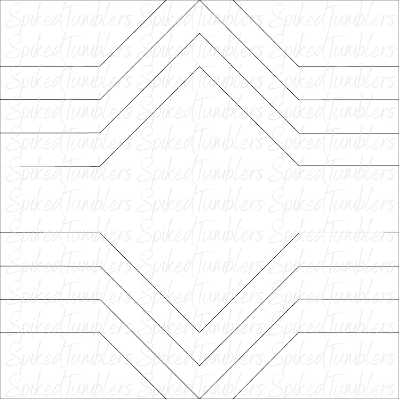 Triple Belt Template for Straight Tumbler - RESIZABLE - Etsy