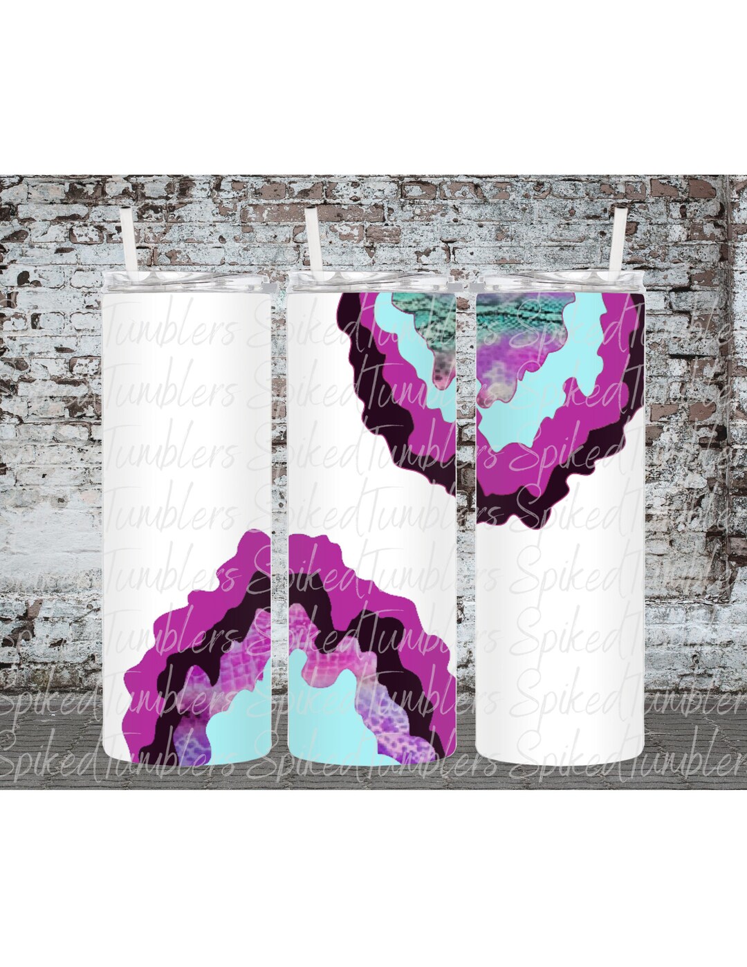 Geode Template for Straight Tumbler - RESIZABLE - Etsy