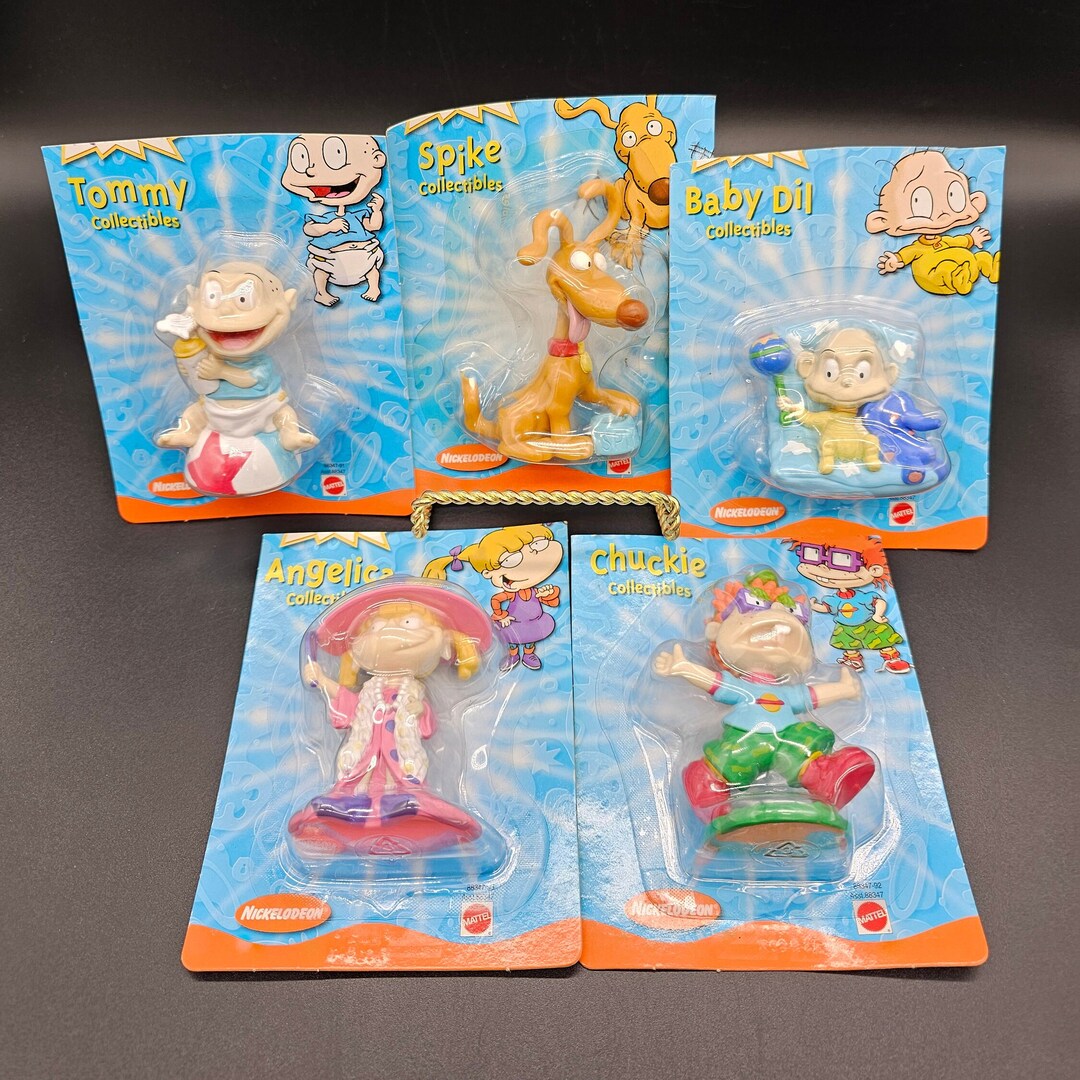 Rugrats Collectibles 2000 Nickelodeon Figures Tommy Spike Baby Dil ...