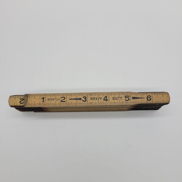 Vintage Wooden Ruler - Etsy
