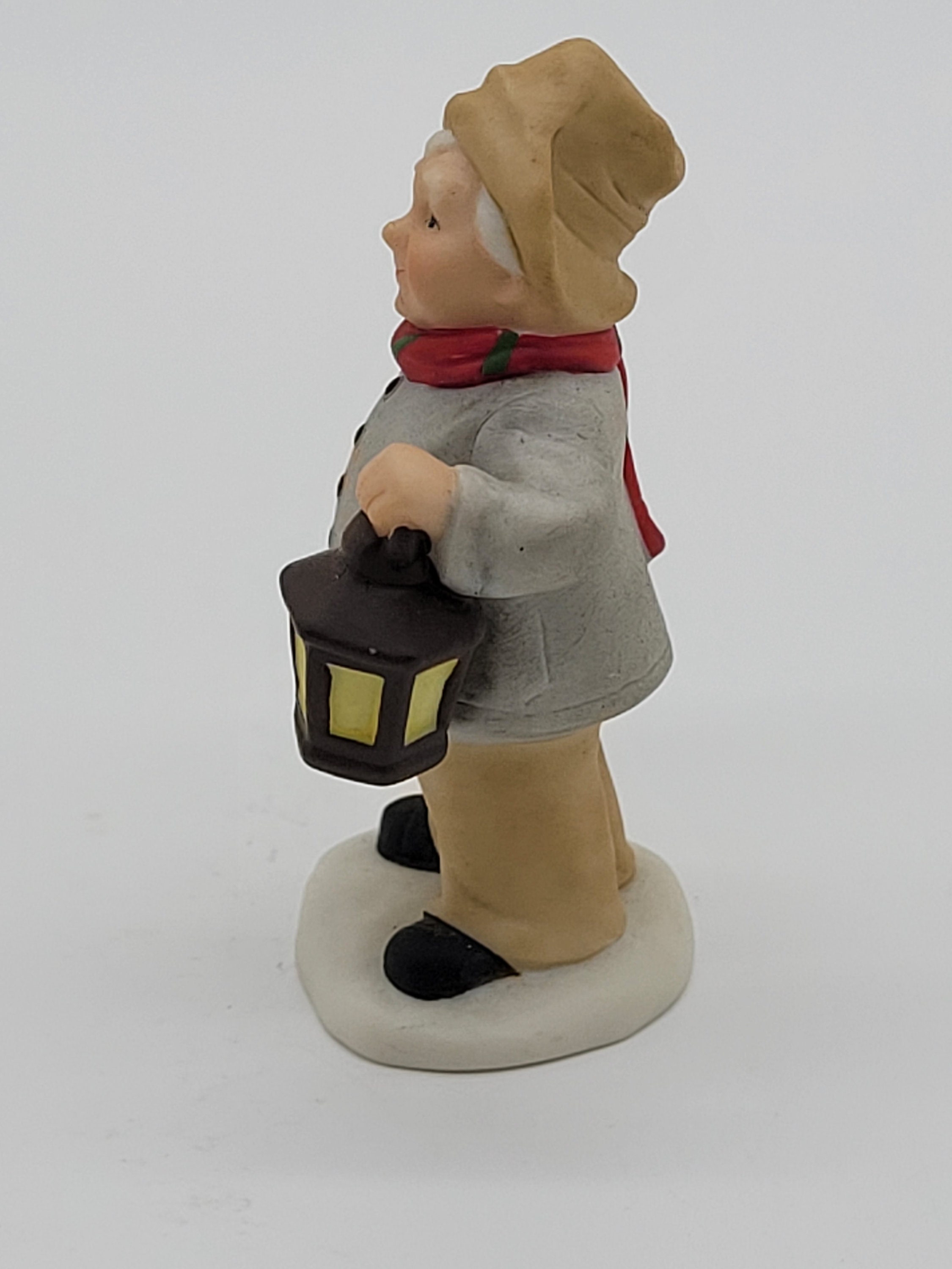 Lefton Colonial Village Mr Hobbs Watchman W/lamp Vintage - Etsy